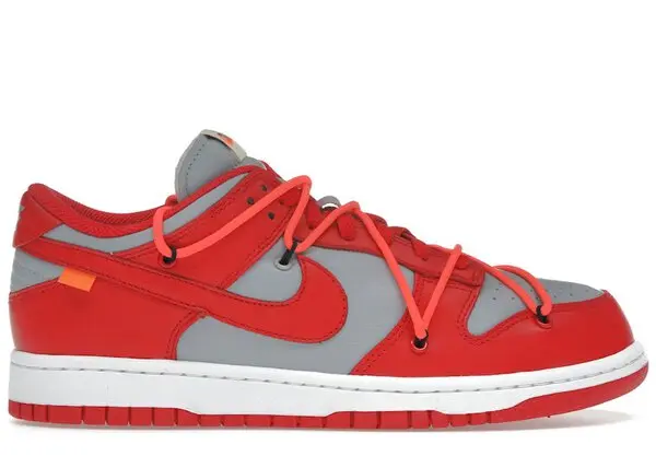 Nike Dunk Low Off-white - University Red/wolf Grey