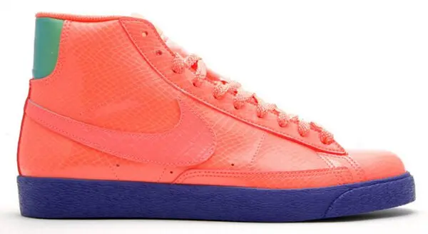 Nike Blazer Cassette Playa Sneakers - Bright Mango/concord