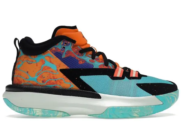 JORDAN Zion 1 Planet Z Sneakers - Cone/black/hyper Jade