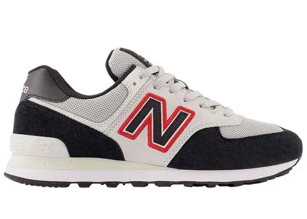 NEW BALANCE 574in Sneakers - Black/red