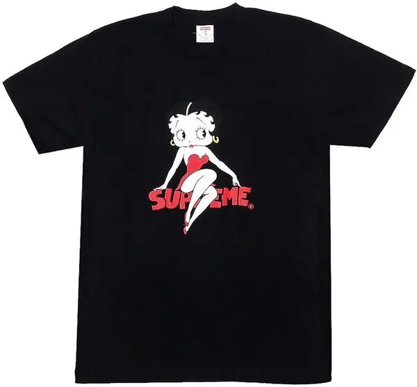 Supreme Betty Boop Tee Shirt - Black