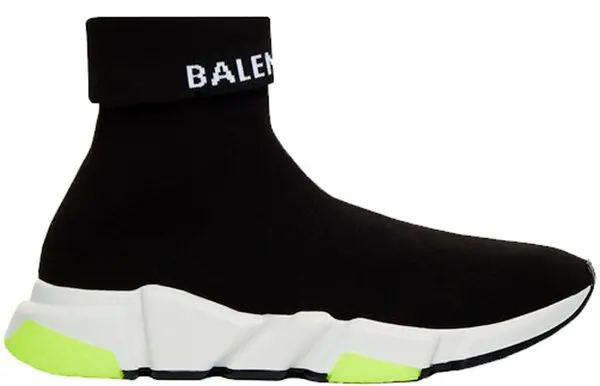Balenciaga Speed Trainer - Black/white/volt