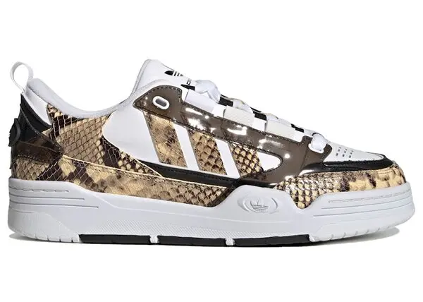 Adidas Adi2000 Snakeskin Sneakers - Cloud White/blanch Cargo/core Black
