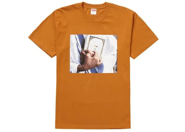Supreme Bible Tee Shirt - Burnt Orange