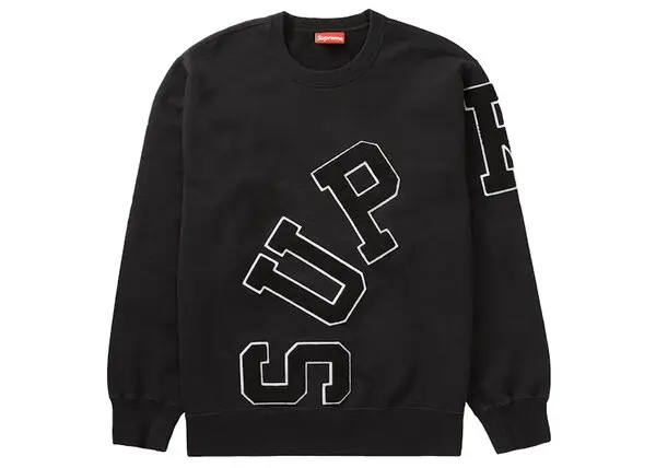 Supreme Big Arc Crewneck Sweatshirt - Black