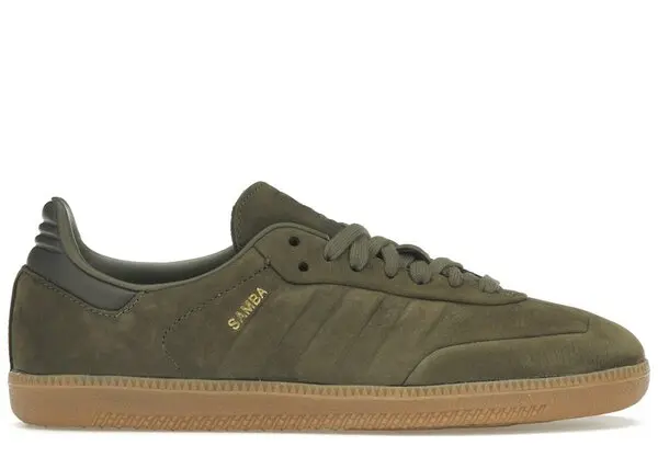 Adidas Samba Og Sneakers - Olive Strata/shadow Olive/gum