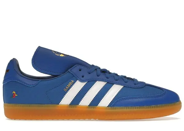 Adidas Samba Og Oyster Holdings Sneakers - Blue/cloud White/gold Metallic