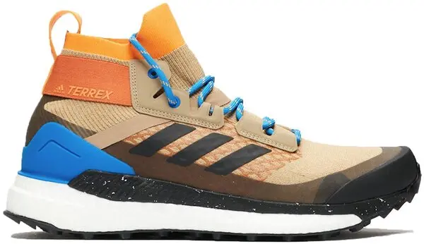 Adidas Terrex Free Hiker Primeknit Sneakers - Core Black/bronze/blue
