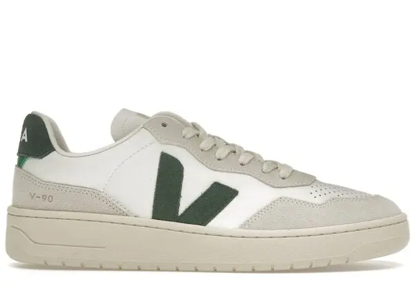 VEJA V-90 Lace-up Sneakers - Extra White Cyprus