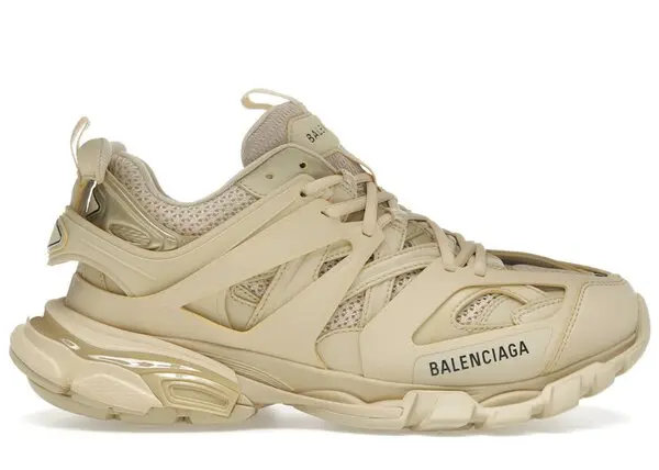 Balenciaga Track Metallicin Sneakers - Beige/gold
