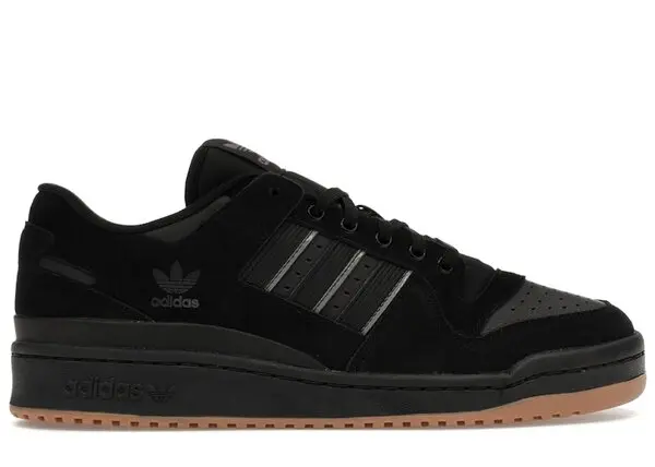 Adidas Forum 84 Low Adv Gum Sneakers - Core Black/carbon/grey Three
