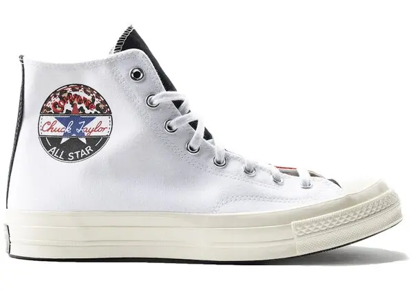 CONVERSE Chuck 70 Hi Logo Play - White/university Red/rush Blue