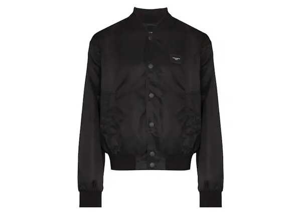 Dolce & Gabbana Dg Plaque Bomber Jacket