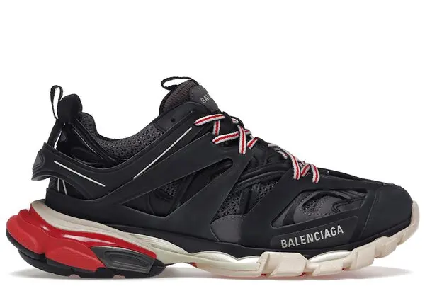 Balenciaga Track Sneakers - Black/grey/red