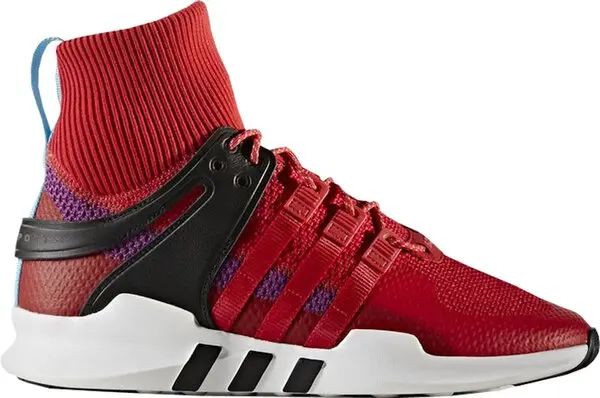 Adidas Eqt Support Adv Adventure Winter Sneakers - Scarelet Red/shock Purple