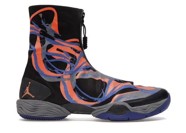 JORDAN Xx8 High-top Sneakers - Black/bright Citrus/cool Grey