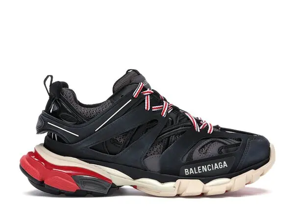 Balenciaga Track Sneakers - Black/red