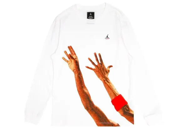 JORDAN X Union The J Long Sleeve T-shirt - White