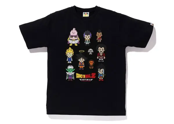 A BATHING APE X Dragon Ball Z Baby Milo Tee Shirt - Black