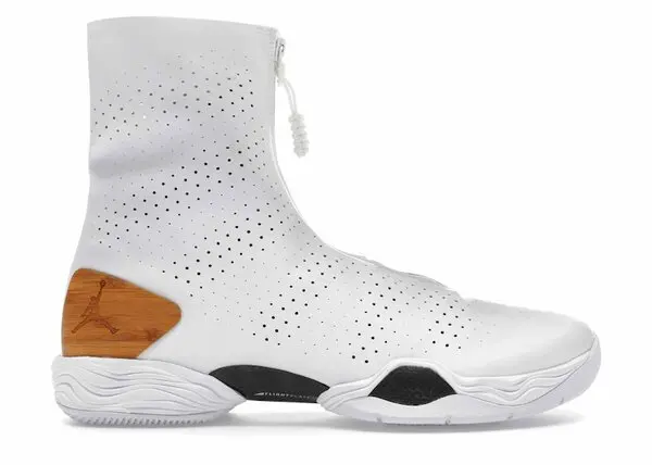 JORDAN Xx8 Crescent City Bambooin High-top Sneakers - White/gold Bamboo