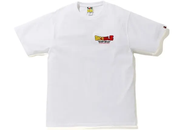 A BATHING APE X Dragon Ball Z Baby Milo Asnka Tee Shirt - White