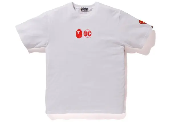 A BATHING APE X Dc Tee Shirt - White/red