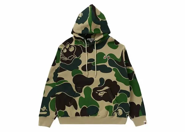 A BATHING APE X Bayc Camo Pullover Hoodie