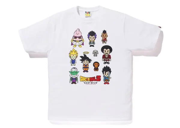 A BATHING APE X Dragon Ball Z Baby Milo Tee Shirt - White
