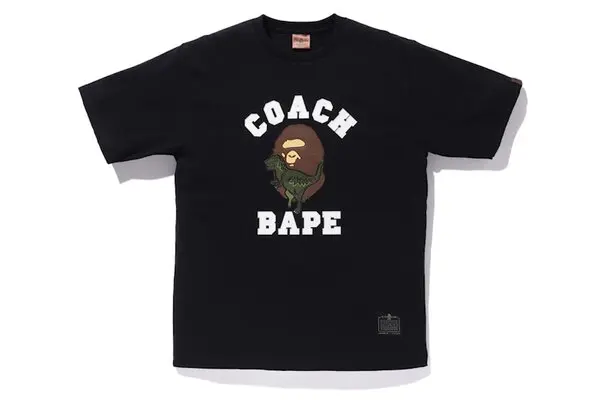 A BATHING APE X Coach Rexy Tee Shirt - Black