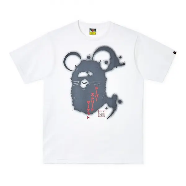 A BATHING APE X Dover Street Market Year Of The Rat T-shirt - White