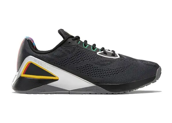 REEBOK Nano X1 Power Rangers Ranger Athletic Sneakers - Coal/black/yellow Thread