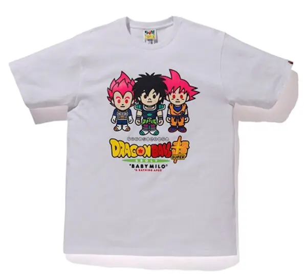 A BATHING APE X Dragonball Super Broly Tee Shirt - White