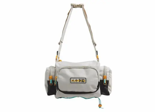 JORDAN X Union X Bephies Beauty Supply Bungee Bag - Khaki/union Gold/black