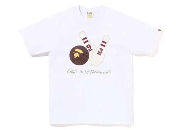 A BATHING APE X End. Bowling #1 Tee Shirt