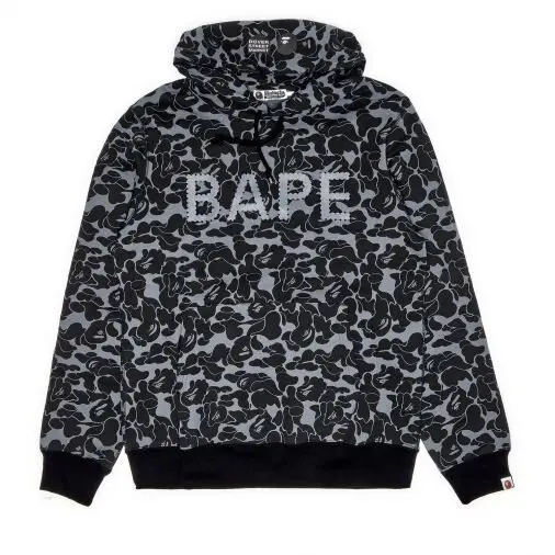 A BATHING APE X Dover Street Market Camo Swarovski Pullover - Black
