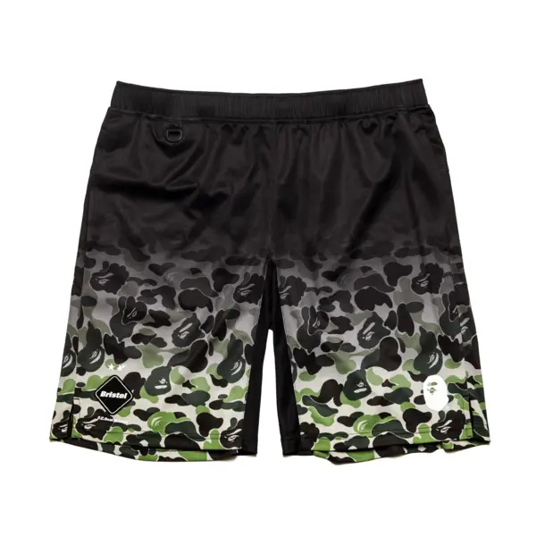 A BATHING APE X F.c.r.b. Game Shorts - Black