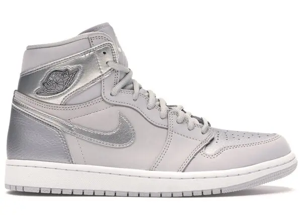 JORDAN 1 Retro High Co.jp Sneakers - Neutral Grey/metallic Silver/white