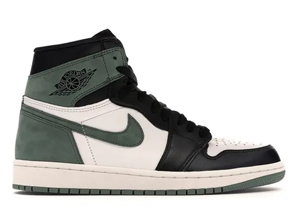 JORDAN 1 Retro High Sneakers - Summit White/clay Green/black