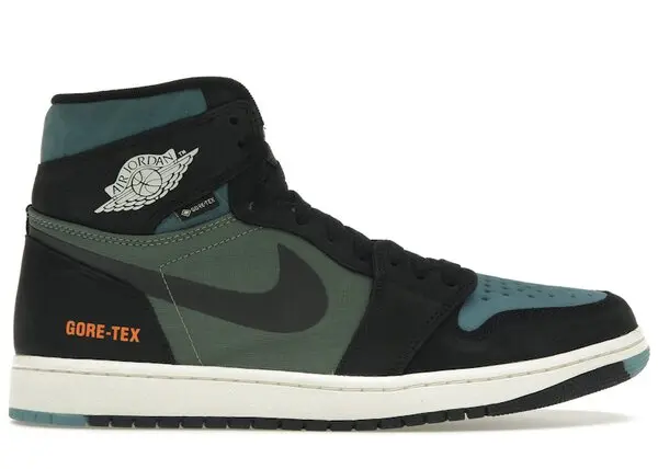 JORDAN 1 Retro High Element Gore-tex - Black/sky Blue J Light Olive/bright Mandarin