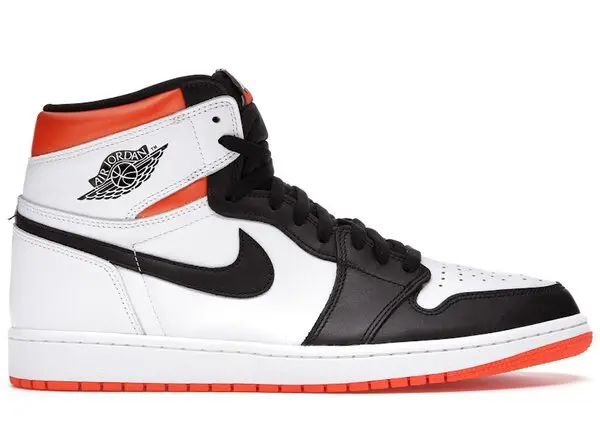 JORDAN 1 High Electro Orange - White/electro Orange/black