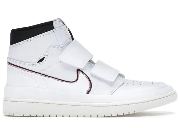 JORDAN 1 Retro High Double Strap Sneakers - White/black/sail