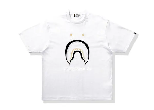 A BATHING APE X Hajime Sorayama Shark Tee Shirt - White