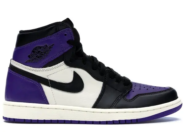 JORDAN Air 1 Retro High - Court Purple/black/sail