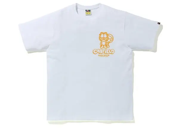 A BATHING APE X Garfield #4 Tee Shirt - White