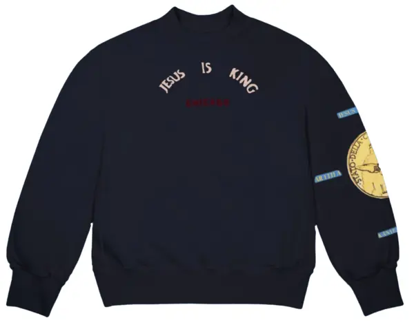 KANYE WEST Jesus Is King Chicago Gold Ii Crewneck Sweatshirt