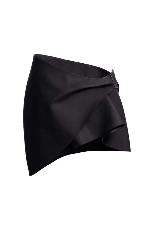 MUGLER Wool Mini Skirt
