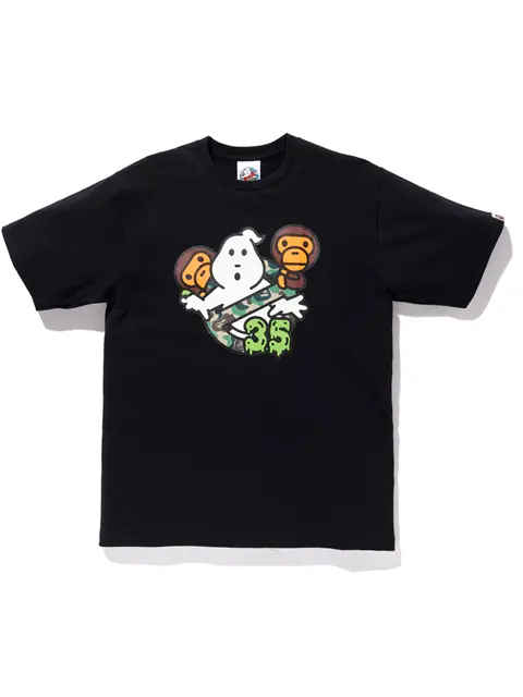 A BATHING APE X Ghostbusters Baby Milo Tee Shirt #6 - Black