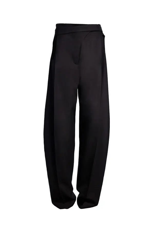 MUGLER Wool Cutout Pants