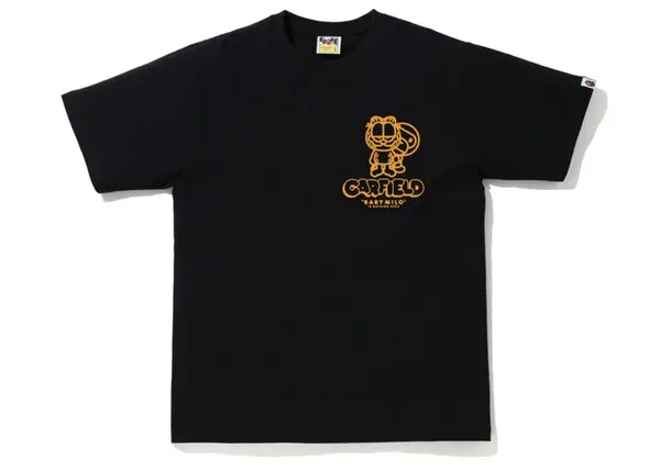 A BATHING APE X Garfield #4 Tee Shirt - Black