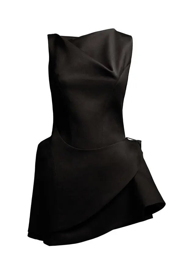 MUGLER H&m Wool Mini Dress